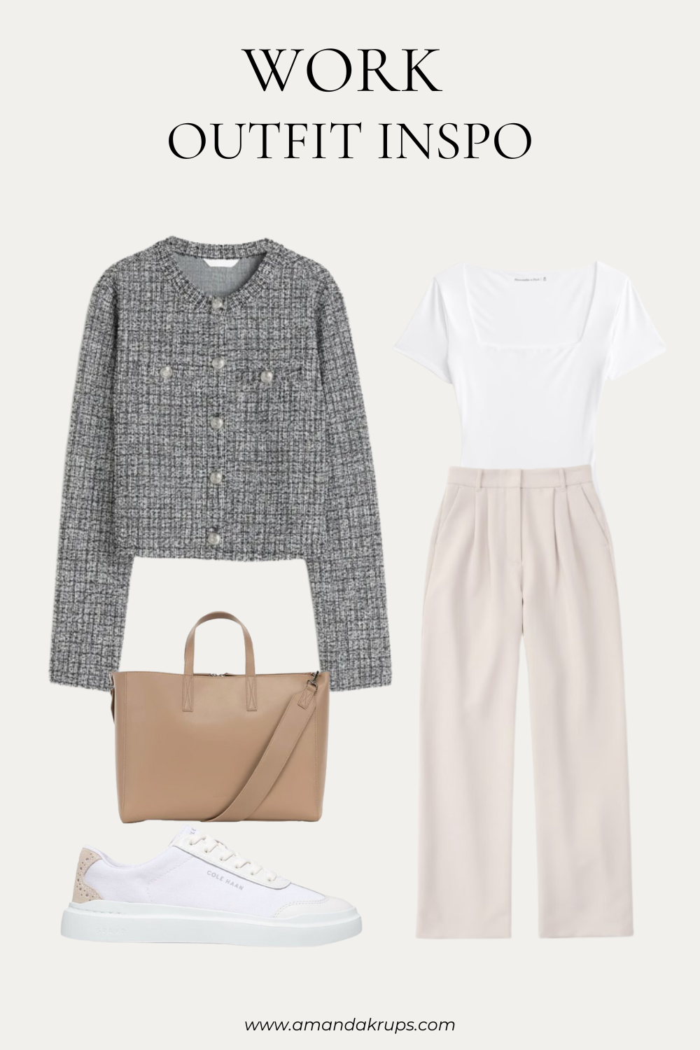Easy Comfy Work Outfit Ideas - Amanda Krups | Lifestyle Creator